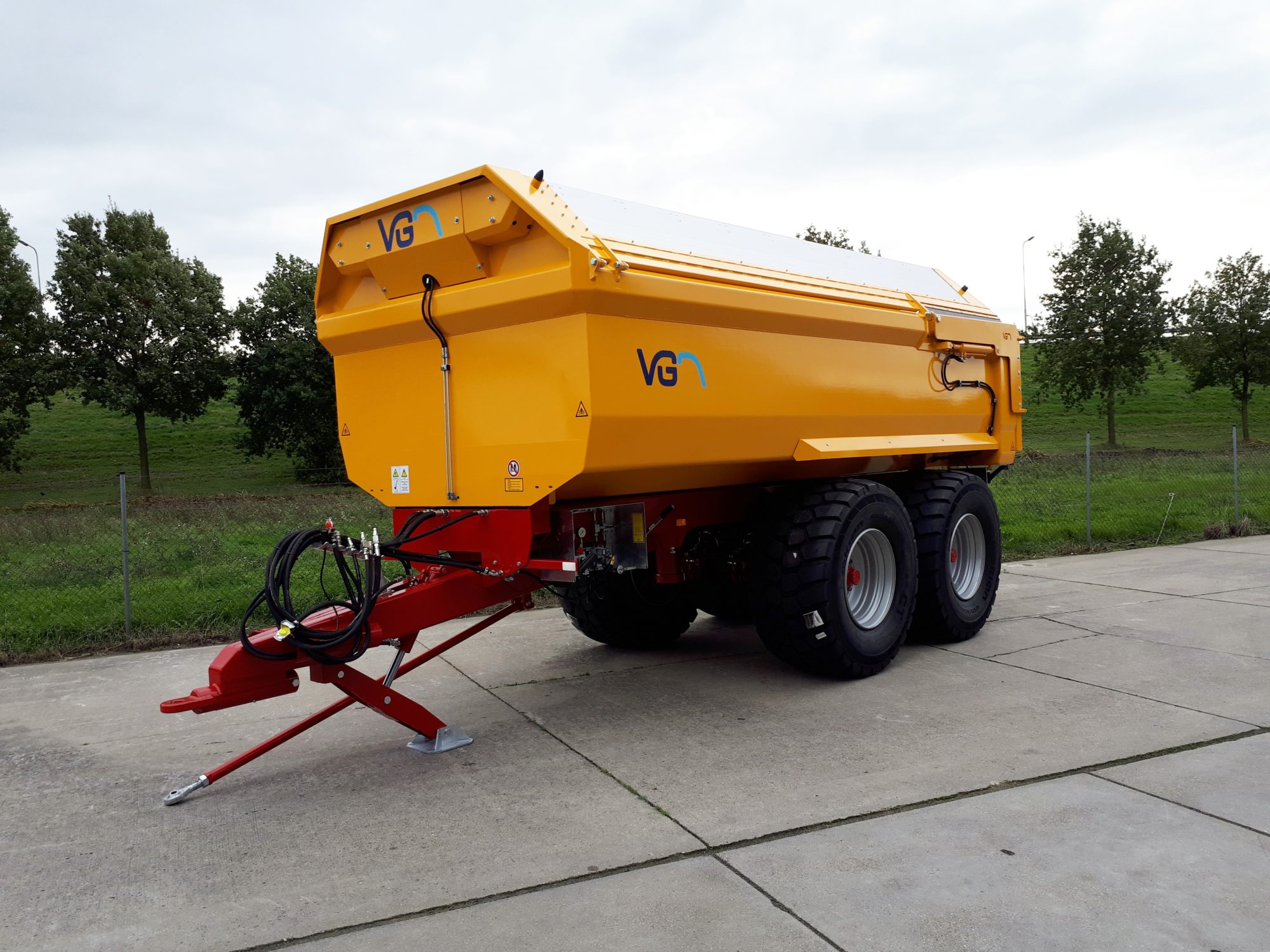 VGM Sand tipping trailer ZK22-2 L - Slecoma