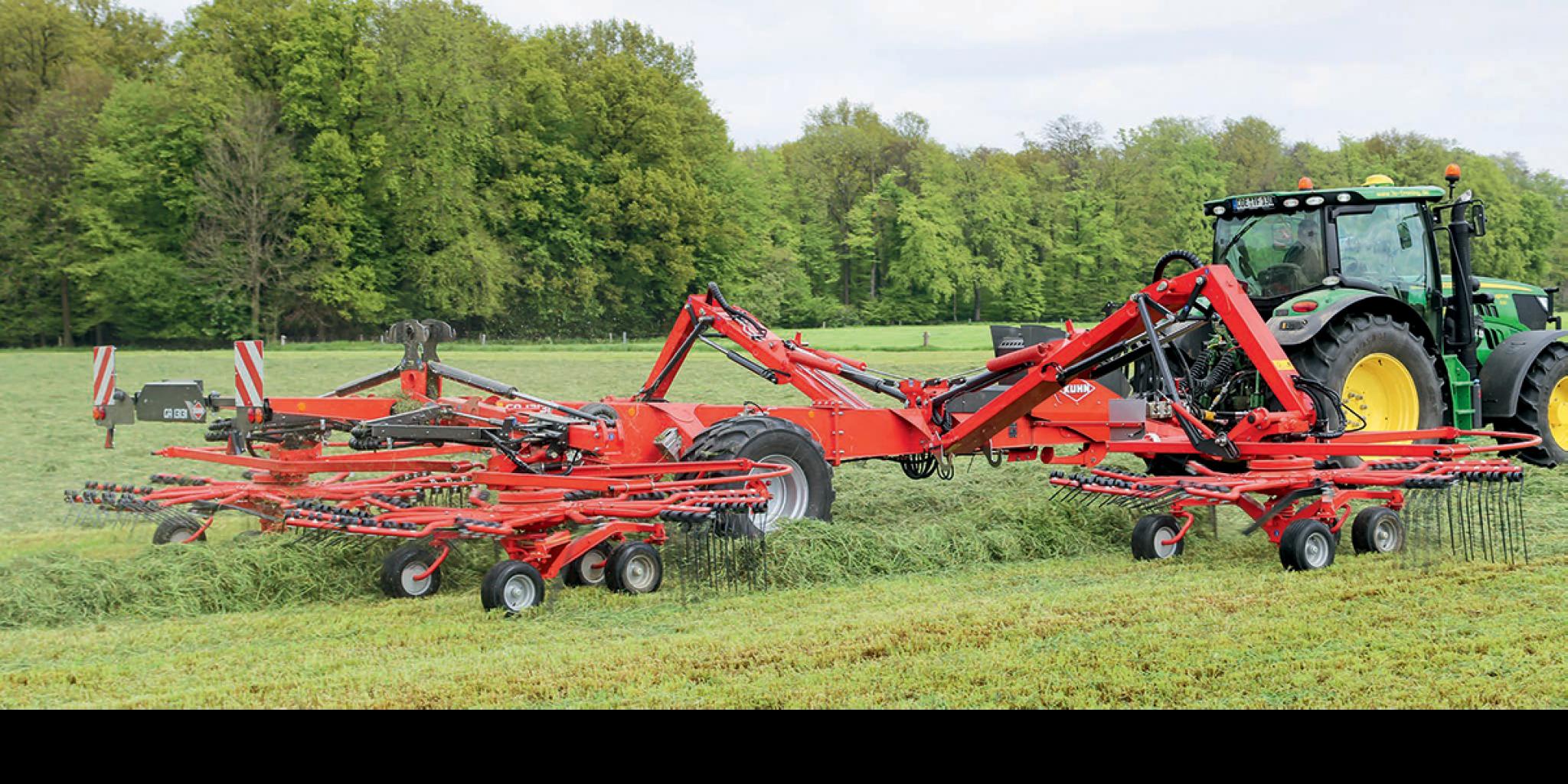 Kuhn 4 Rotor-rake GA 15131 - GA13131 - Slecoma