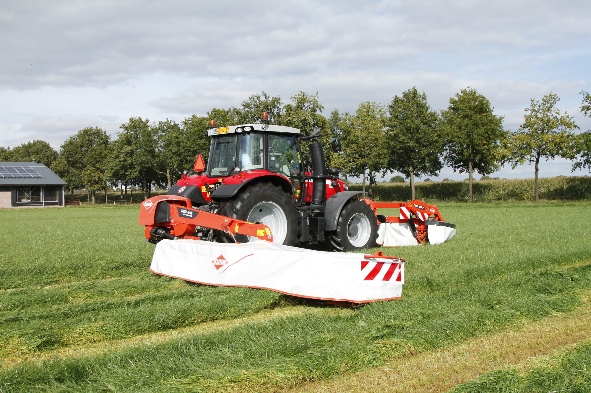 Kuhn disc mower without conditioner rear attachment - Slecoma
